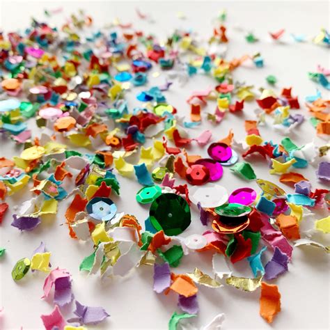 Bright Rainbow Confetti Rainbow Birthday Party Decorations Confetti