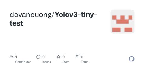GitHub Dovancuong Yolov Tiny Test