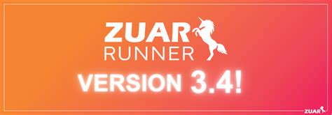 Zuar Runner Version 34 Released