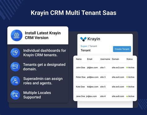 multi tenant saas crm