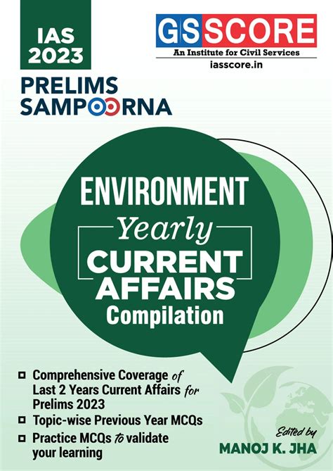 UPSC Prelims 2023 Current Affairs Yearly Compilation Environment GS SCORE