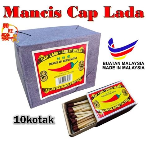 CAP Lada Mancis API Keselamatan Boxes Lazada