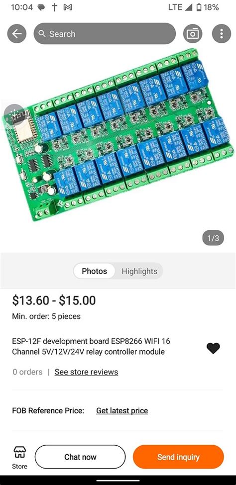 Esp12f Board With 16 Relays 3rd Party Boards Arduino Forum