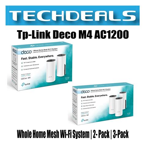 Tp Link Deco M Ac Whole Home Mesh Wi Fi System Pack Pack Computers Tech Parts