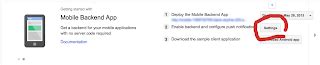 Y A M の 雑記帳 Android Mobile Backend Starter のサンプルを試す