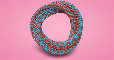 3d Render Abstract Ring Rotating Moebius Ring Backgrounds Motion