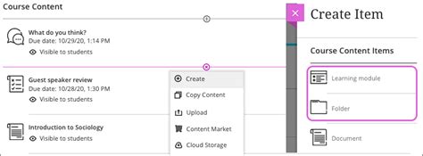 Create Containers For Content