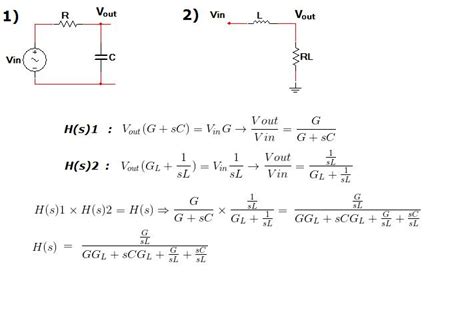 Transfer Function Of Cascaded Filters • Physics Forums