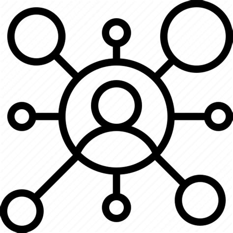 Connection User Network Share Icon Download On Iconfinder
