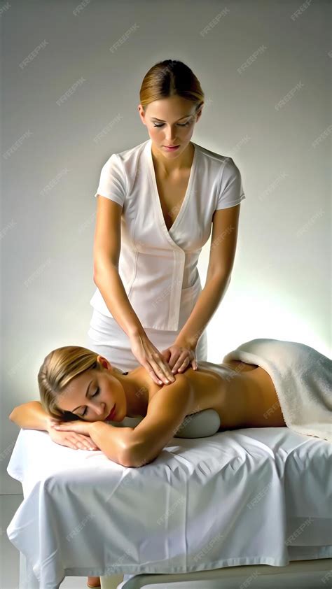 The Massage Technique Premium Ai Generated Image