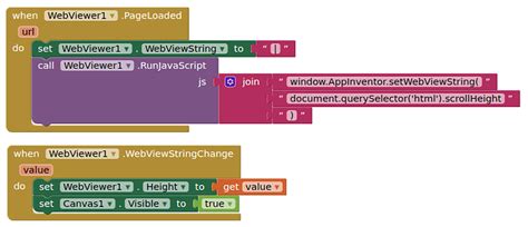 I Cant Scroll Web Page In A Small Webviewer Mit App Inventor Help Mit App Inventor Community