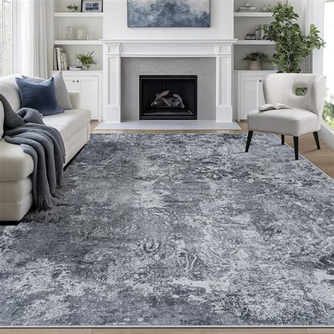 8x10 Area Rugs For Living Room Rug Washable Abstract Large