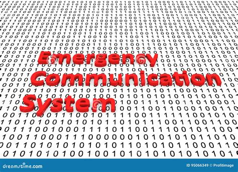 Emergency Communication System Stock Illustration Illustration Of