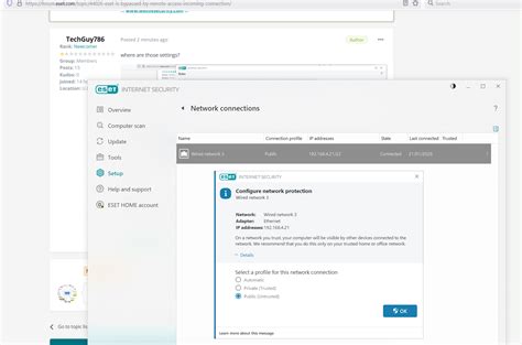 Eset Is Bypassed By Remote Access Incoming Connection Eset Internet Security And Eset Smart