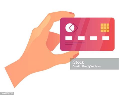 손 팔은 흰색 배경 개념에 격리된 신용 카드를 잡고 있습니다 벡터 그래픽 디자인 그림 요소 고객에 대한 스톡 벡터 아트 및 기타 이미지 Istock