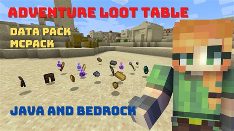 Adventure Loot Table Java And Bedrock Minecraft Data Pack