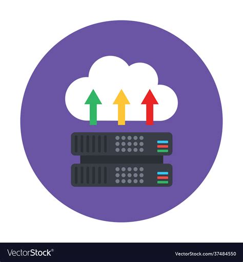 Cloud Data Royalty Free Vector Image Vectorstock