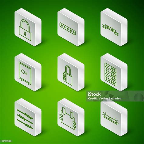 Set Line Flasher Siren Bulletproof Vest Lock Safe Combination Lock Password Protection Barbed