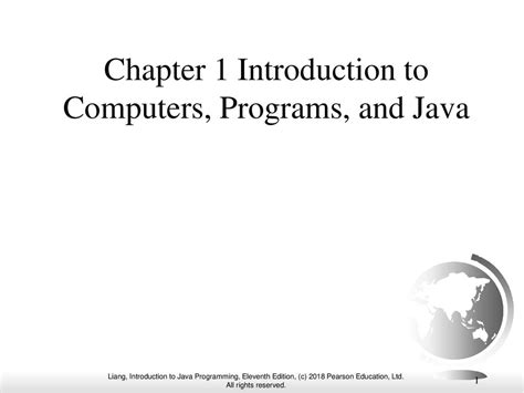 Chapter 1 Introduction To Computers Programs And Java Ppt Download