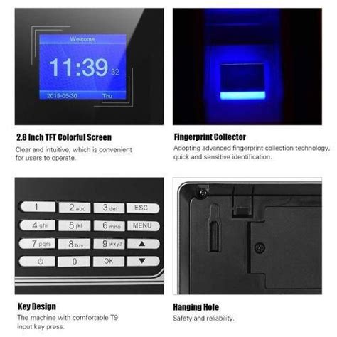 Shop Generic Fingerprint Password Attendance Machine Time Clock Recorder Online Jumia Ghana