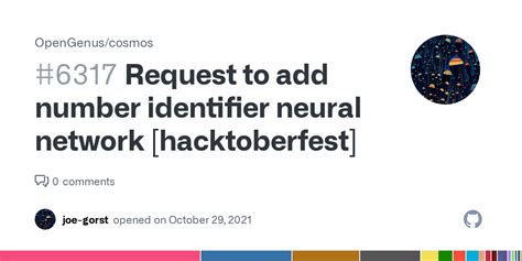 Request To Add Number Identifier Neural Network Hacktoberfest · Issue