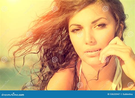 Sunshine Girl Portrait Stock Image 32717107