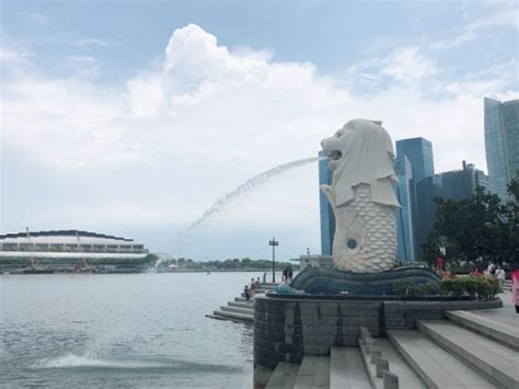 싱가포르여행 머라이언파크 찰스앤키스 마리나베이샌즈 스펙트라 분수쇼 네이버 블로그