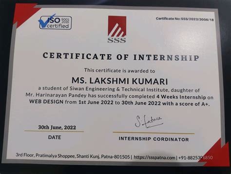 lakshmi kumari on linkedin internship softwaredevelopment