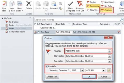 How To Auto Assign A Task To A Specific Person At A Scheduled Time With Outlook Vba