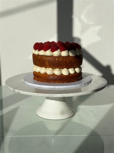 Raspberry Round Cake Baked Collective