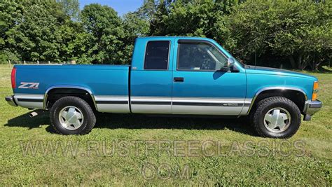 1994 Chevy K1500 4x4 Extended Cab Fully Loaded Silverado Z71 Teal
