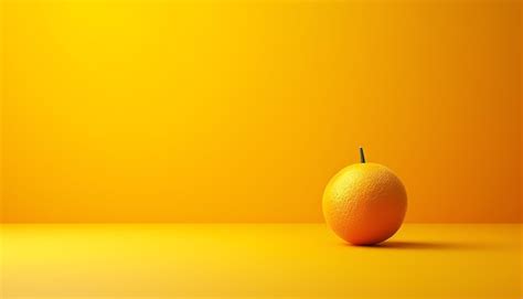 Premium Photo Minimalist Yellow Background