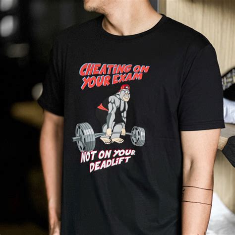 Jual Magnus Official Tshirt Gorilla Cheat On Your Exam S Kab Tangerang Gymfitnessindo