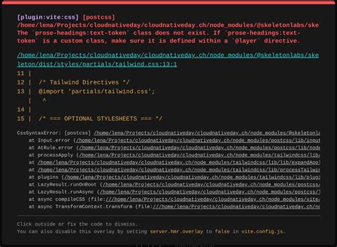 Error The `prose Headingstext Token` Class Does Not Exist · Issue