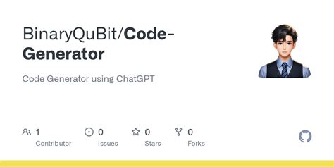 Github Binaryqubitcode Generator Code Generator Using Chatgpt