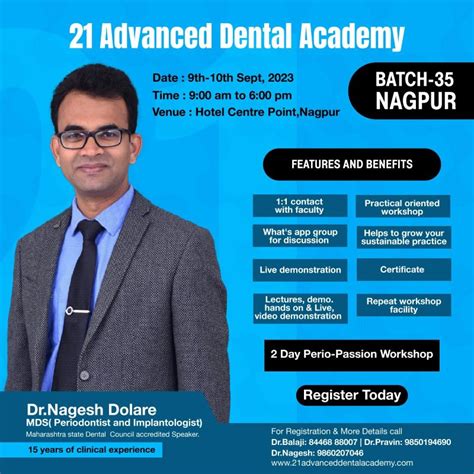 Dr Nagesh Dolare On Linkedin Perio Passion At Nagpur