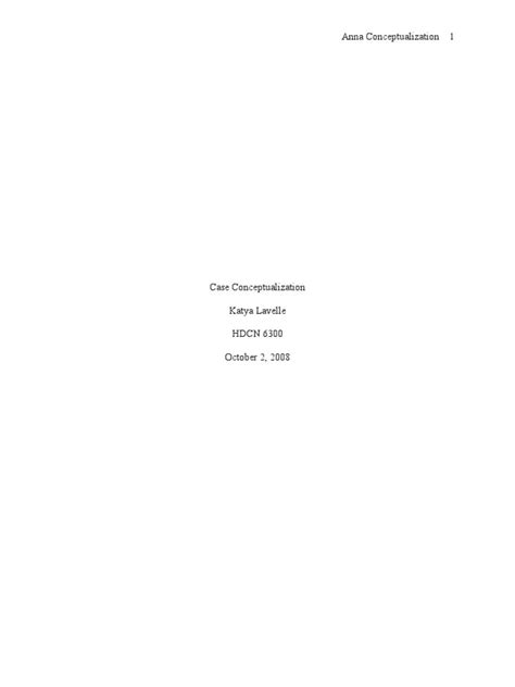 How To Write A Case Conceptualization Paper Amelie Text