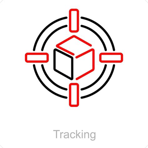 Premium Vector Tracking An Parcel Icon Concept