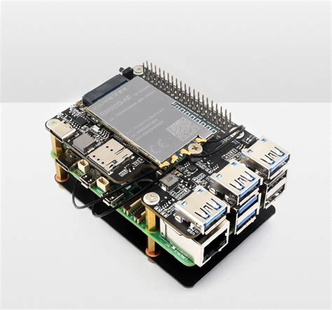 PCIe To M 2 4G 5G And USB 3 2 HAT For Raspberry Pi 5 Compatible With SIMCom Quectel 4G 5G