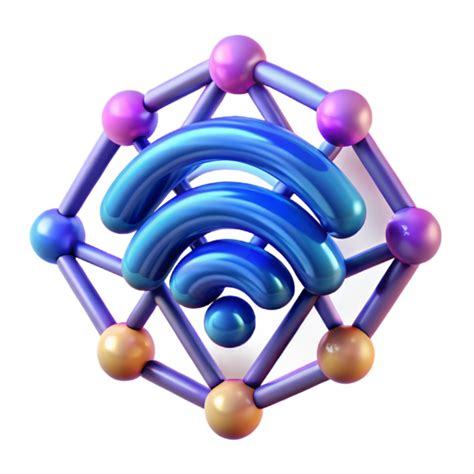 Global Wireless Network Connectivity A 3d Abstract Representation 56595211 Png