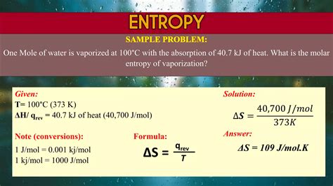 Chemical Thermodynamics Spontaneity And Entropy Pptx