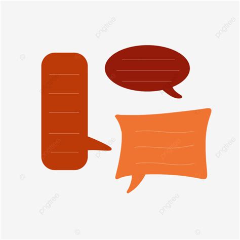 버블 채팅 대화 텍스트 설정 거품 채팅 텍스트 메시지 Png 일러스트 및 Psd 이미지 무료 다운로드 Pngtree