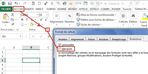 Masquer La Formule Dans Une Cellule Xlérateur