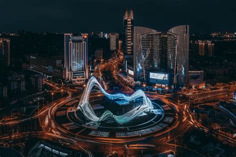 光谷夜景图片 光谷夜景素材免费下载 包图网