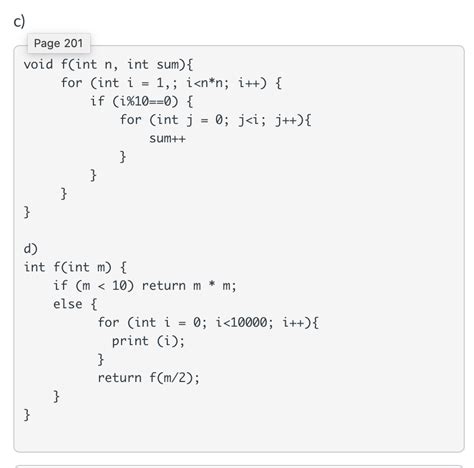 Solved Find The Complexity Run Time Of Each Method In Chegg