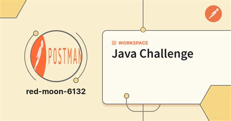 java challenge postman api network
