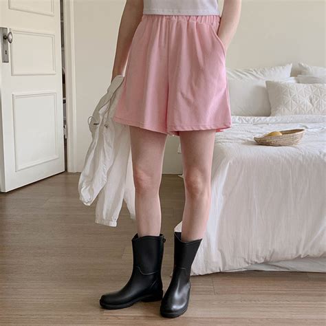 여름신상♥휴가룩 코코메이드 하츠 테리 숏츠밴딩 에이블리