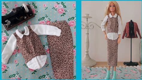 인형옷만들기바비인형미미인형상하복만들기 Youtube