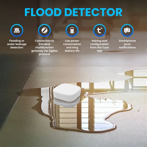 Extralink Smart Life Water Sensor Flooding Sensor Extralink Extralink Smart Life Water Sensor Flooding Sensor Extralink
