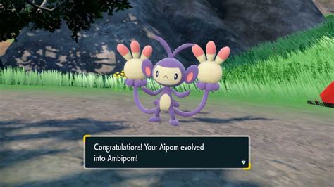 How to Evolve Aipom into Ambipom in The Teal Mask DLC Pokémon Scarlet and Violet N G